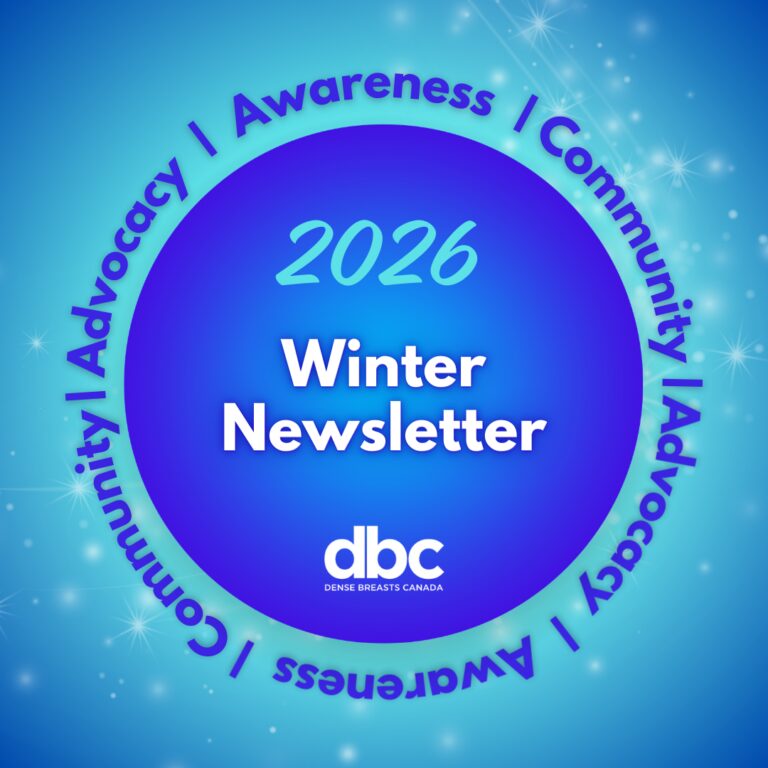 DBC Newsletter Winter 2026 | Dense Breasts Canada